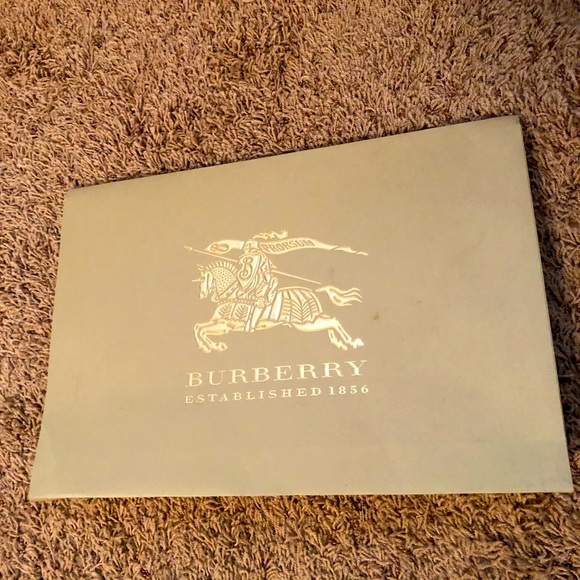 Burberry | Other | Burberry Empty Envelope Logo Embossed Bag | Poshmark